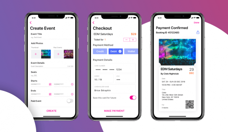 Event ticket booking App Development: Cost & Features
