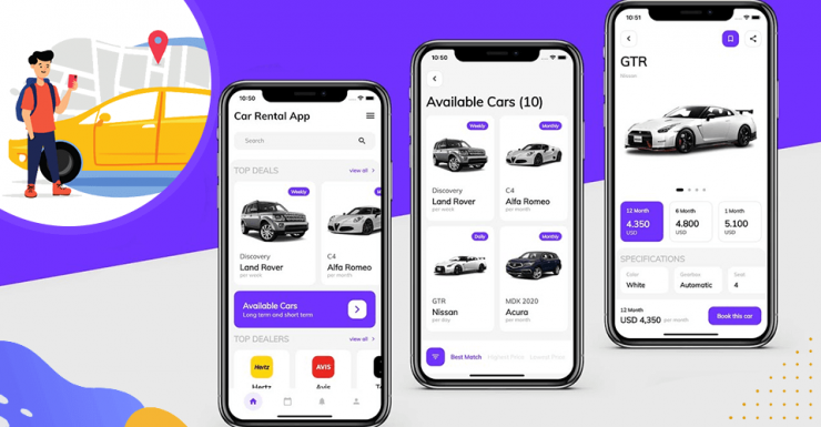 Car Rental Mobile App Development: Cost & Features