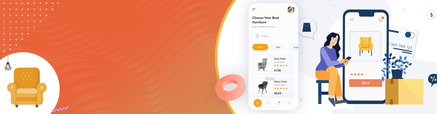 Home decor and furniture shopping app development
