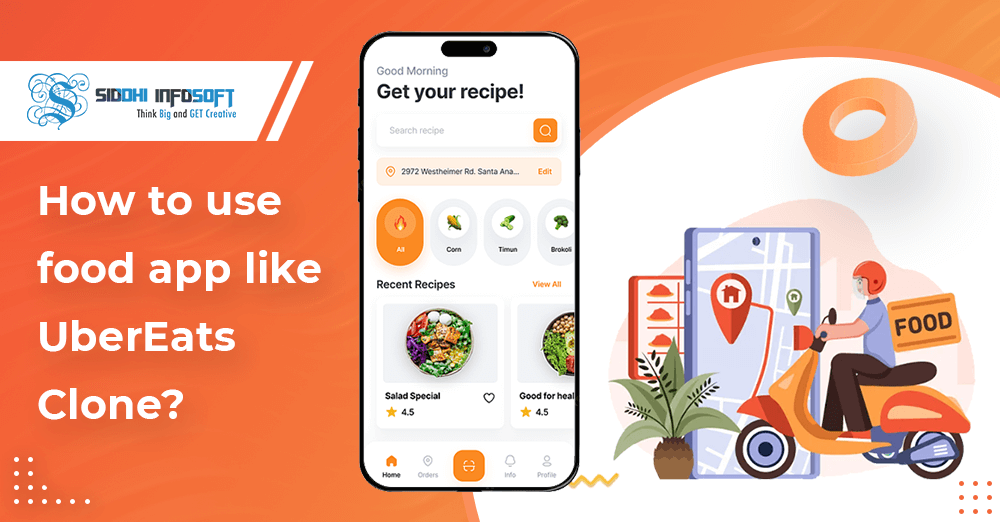 how to use food app like UberEats Clone?