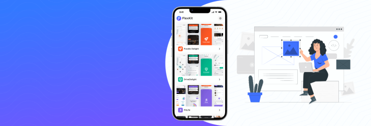 Best Flutter UI Kit: Siddhi infosoft's 'FlexUI Kit Flutter