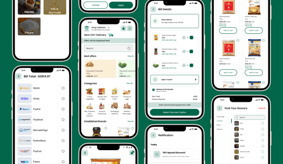 eBasket: Grocery Delivery App with Laravel Admin & Delivery App
