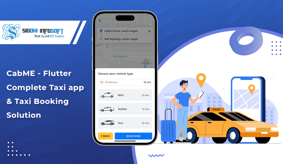 CabME - Flutter Complete Taxi app & Taxi Booking Solution