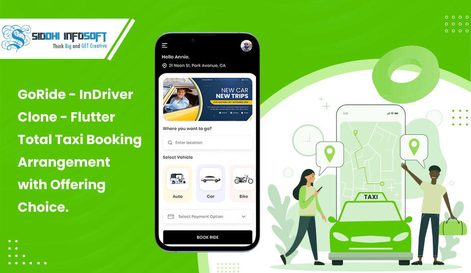 GoRide | InDriver Clone App for Taxi Booking in Flutter