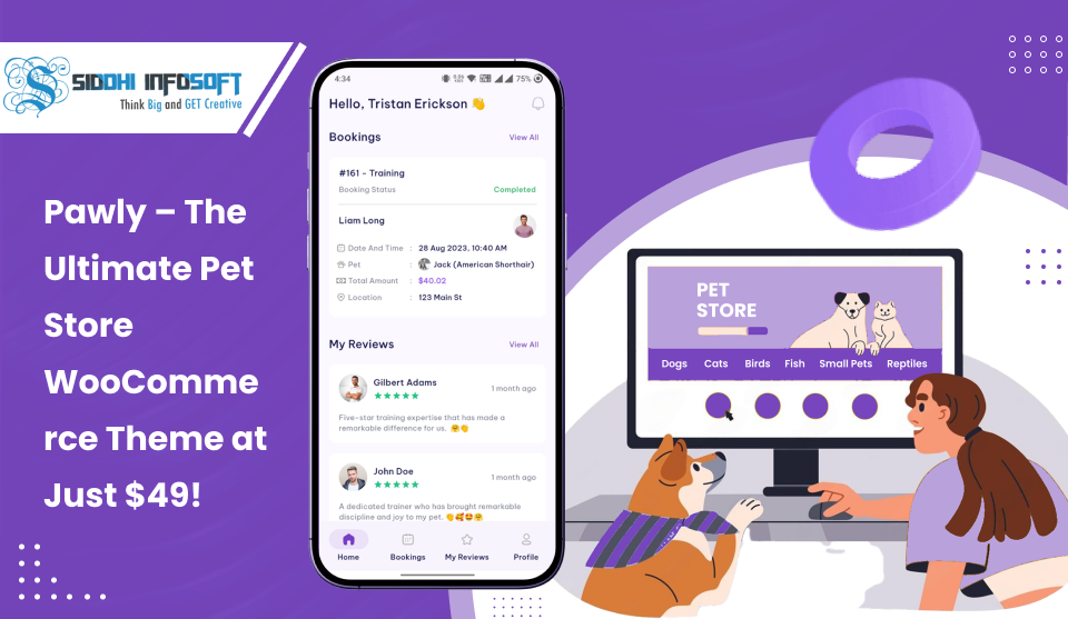Pawly - Pet Store WooCommerce Theme Only $49