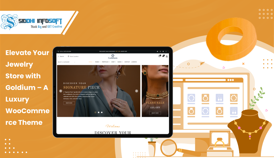 Goldium: A Luxurious WooCommerce Jewelry Theme