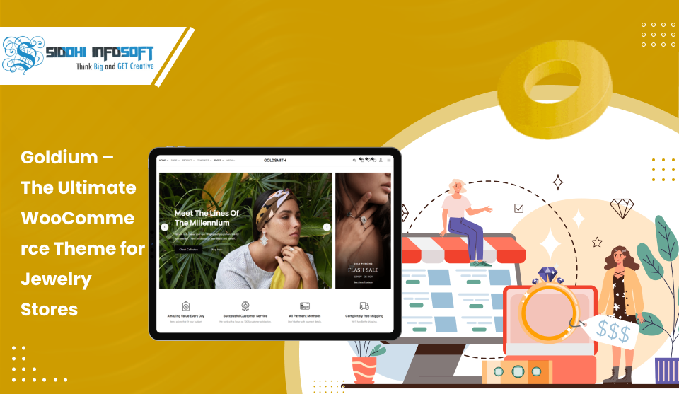 Goldium: Best WooCommerce Theme for Jewelry Stores