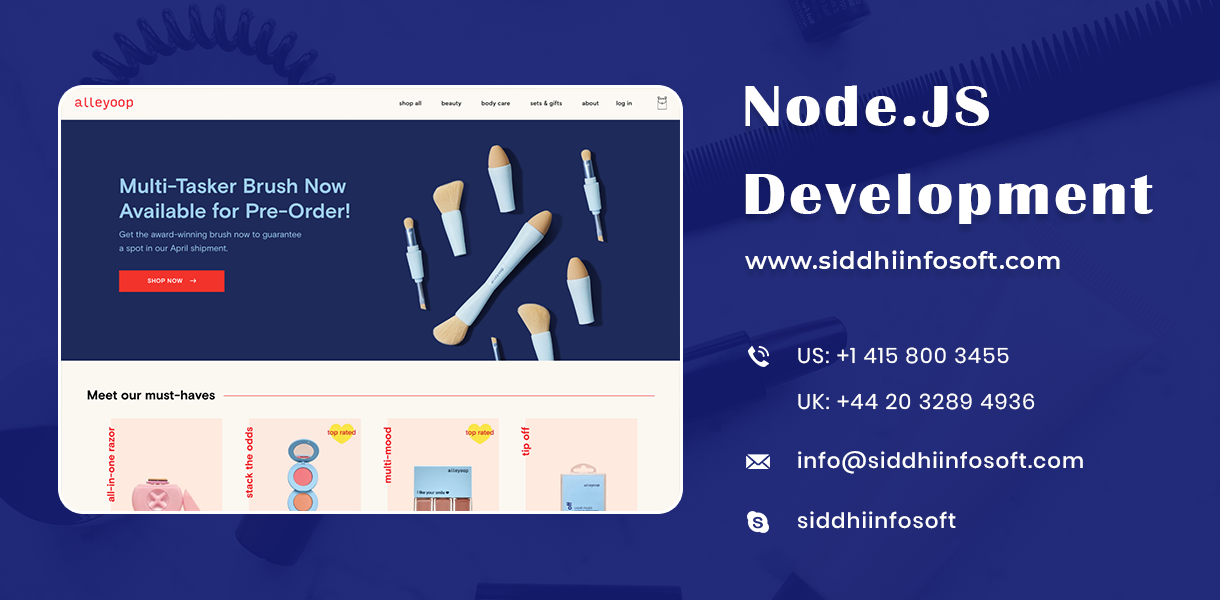Node.JS Development Company Services | Siddhi Infosoft